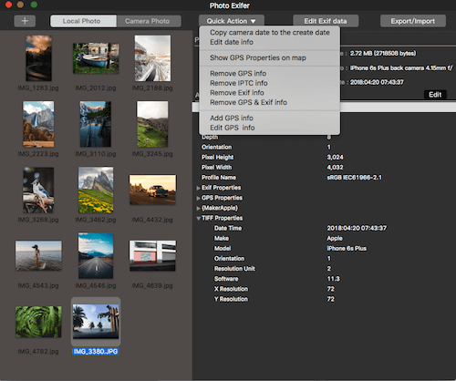 Photo Exifer: Batch Edit Photo Exif Data and other metadata – Fireebok