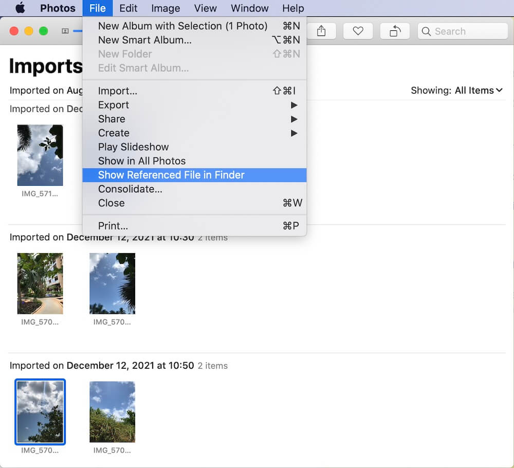 How To Find All Referenced Photos In Mac Photos 